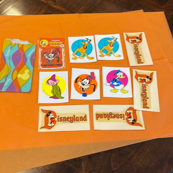 Disney | Other | Vintage Walt Disney Productions Stickers | Poshmark